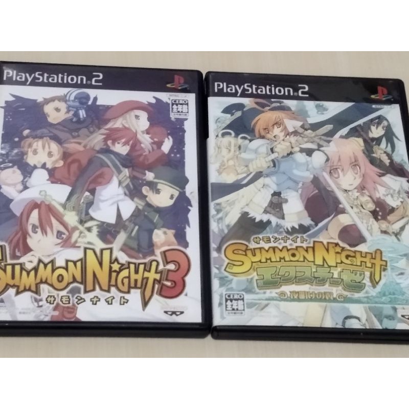 ps2 Summon Night 召喚夜想曲3 日版 召喚夜想曲外傳 | 蝦皮購物