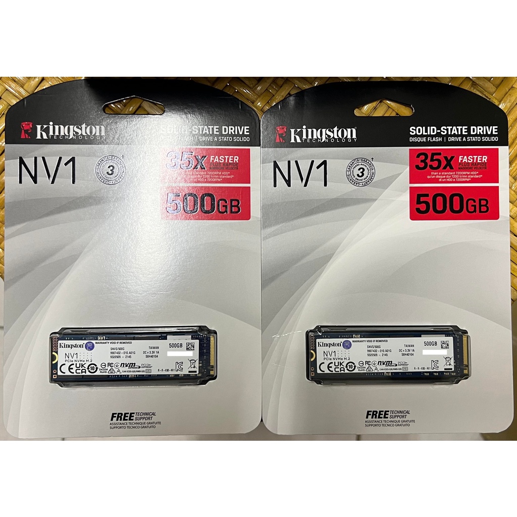 【現貨】金士頓 Kingston NV1/NV2 SSD 固態硬碟 500G/1T/2T QLC 3年保 | 蝦皮購物