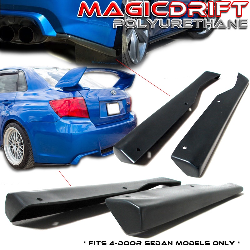 11-14 Subaru Impreza 4D WRX STI Style Rear Bumper Apron Lip | 蝦皮購物