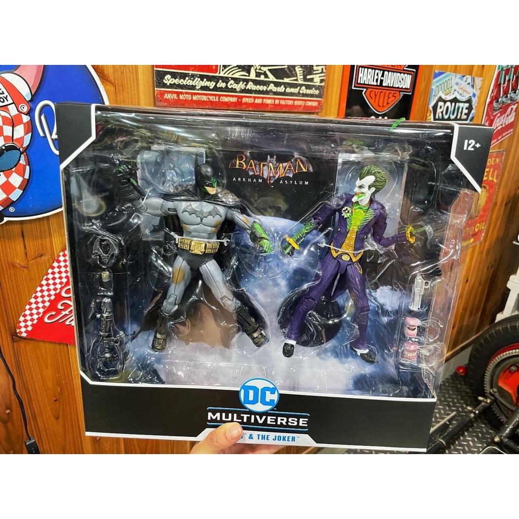 (I LOVE樂多)正版麥法蘭 DC MULTIVERSE 7吋 蝙蝠俠阿卡漢瘋人院 GREEN GOO 蝙蝠俠&小丑 | 蝦皮購物