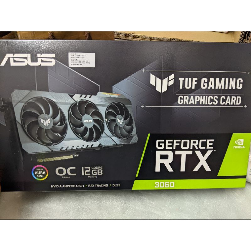 ASUS TUF RTX3060 O12G GAMING | 蝦皮購物