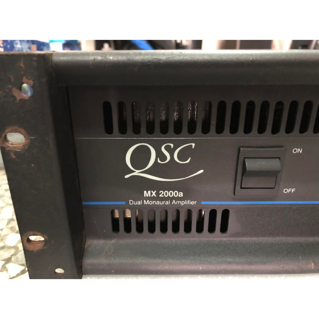 QSC MX-2000A 650瓦 2通道專業雙單聲道功率放大器 純後勤擴大機-A01 | 蝦皮購物