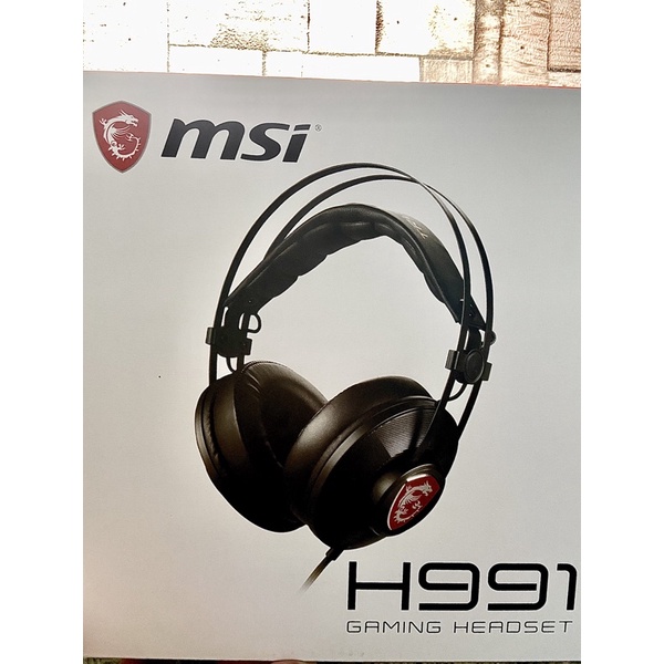 MSI H991-GAMING HEADSET 耳罩式電競耳機 | 蝦皮購物