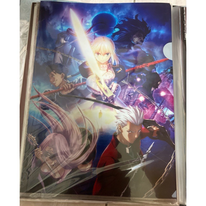 全新 fate fsn ubw fate stay night 資料夾 fgo hf | 蝦皮購物