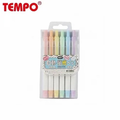TEMPO 節奏 自動螢光筆 H200 /螢光筆/記號筆/手帳筆 | 蝦皮購物