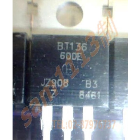 113電晶體 BT136-600E TO-220 NXP 觸發三極管 Triacs 矽控開關 PHILIPS >>5個 | 蝦皮購物