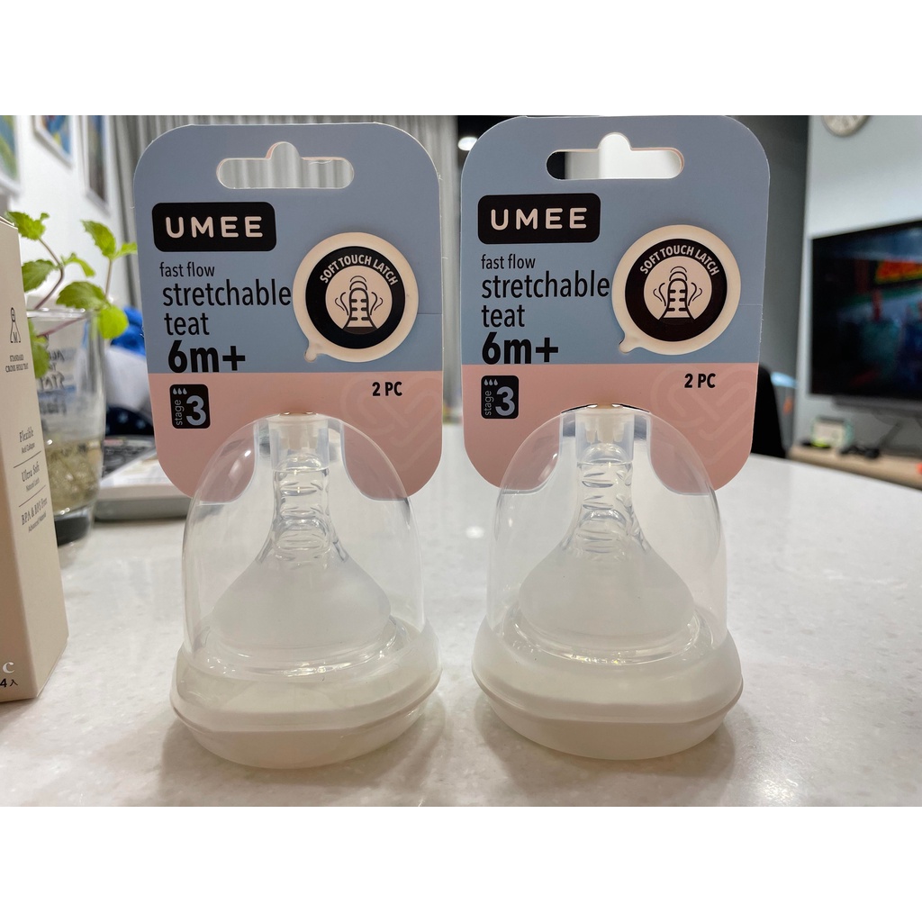 荷蘭 Umee - Utouch Ultra 寬口徑奶嘴頭 3號圓孔快流速(6個月) | 蝦皮購物