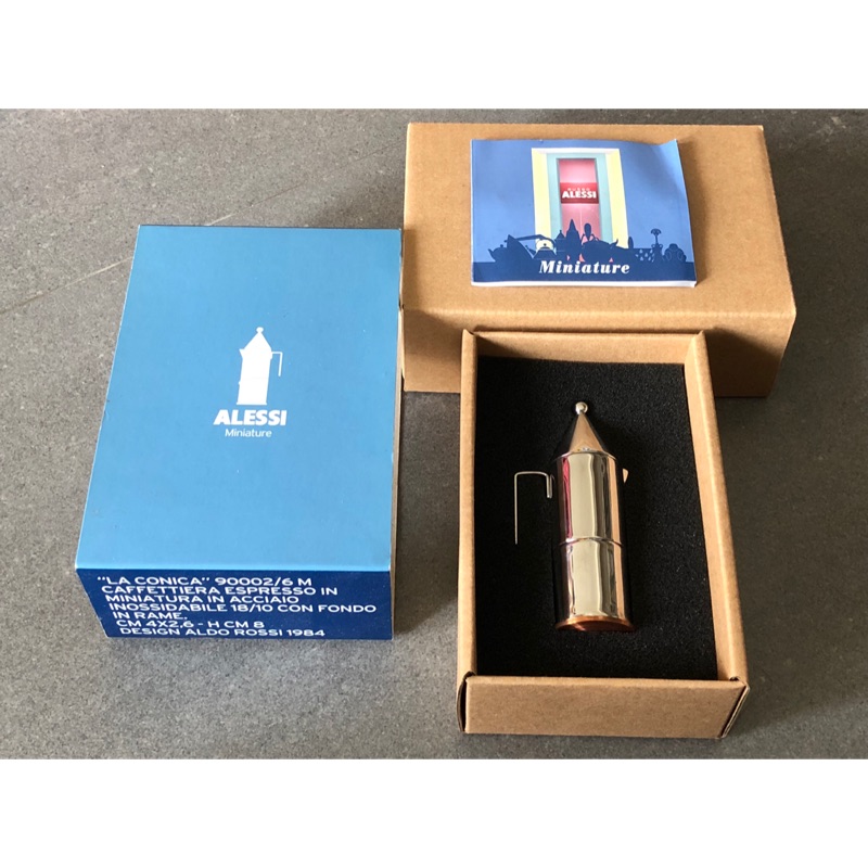Alessi miniature 迷你版 LA CONICA 咖啡壺 | 蝦皮購物