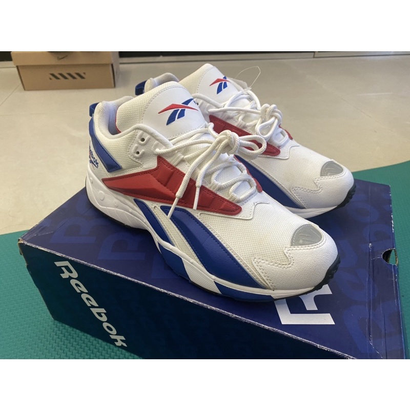 Reebok intv 96 男 休閒鞋 運動 慢跑 復古 老爹鞋 緩震 穿搭 大LOGO 白 us12 | 蝦皮購物