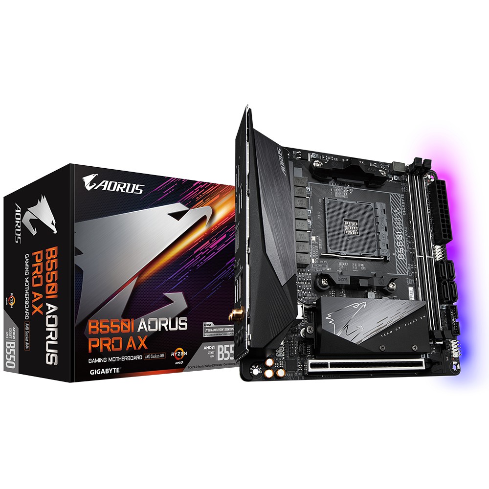 Gigabyte 技嘉 B550I AORUS PRO AX mini-ATX AM4 註冊五年保 主機板 | 蝦皮購物