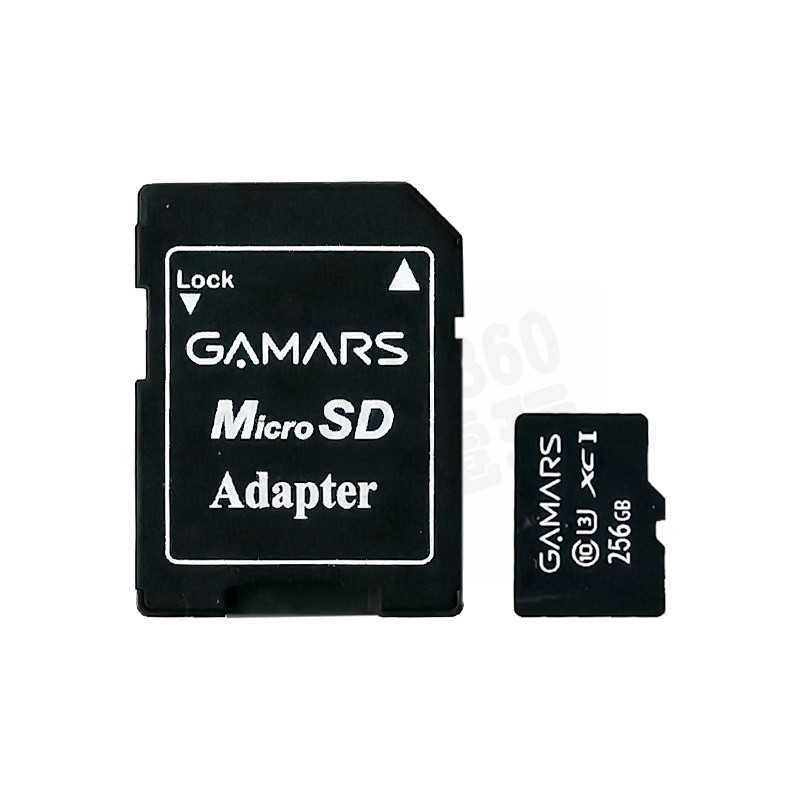 GAMARS TF 256G 256GB MICROSD 記憶卡 4K 寫30M 附SD轉接卡 【台中恐龍電玩】 | 蝦皮購物