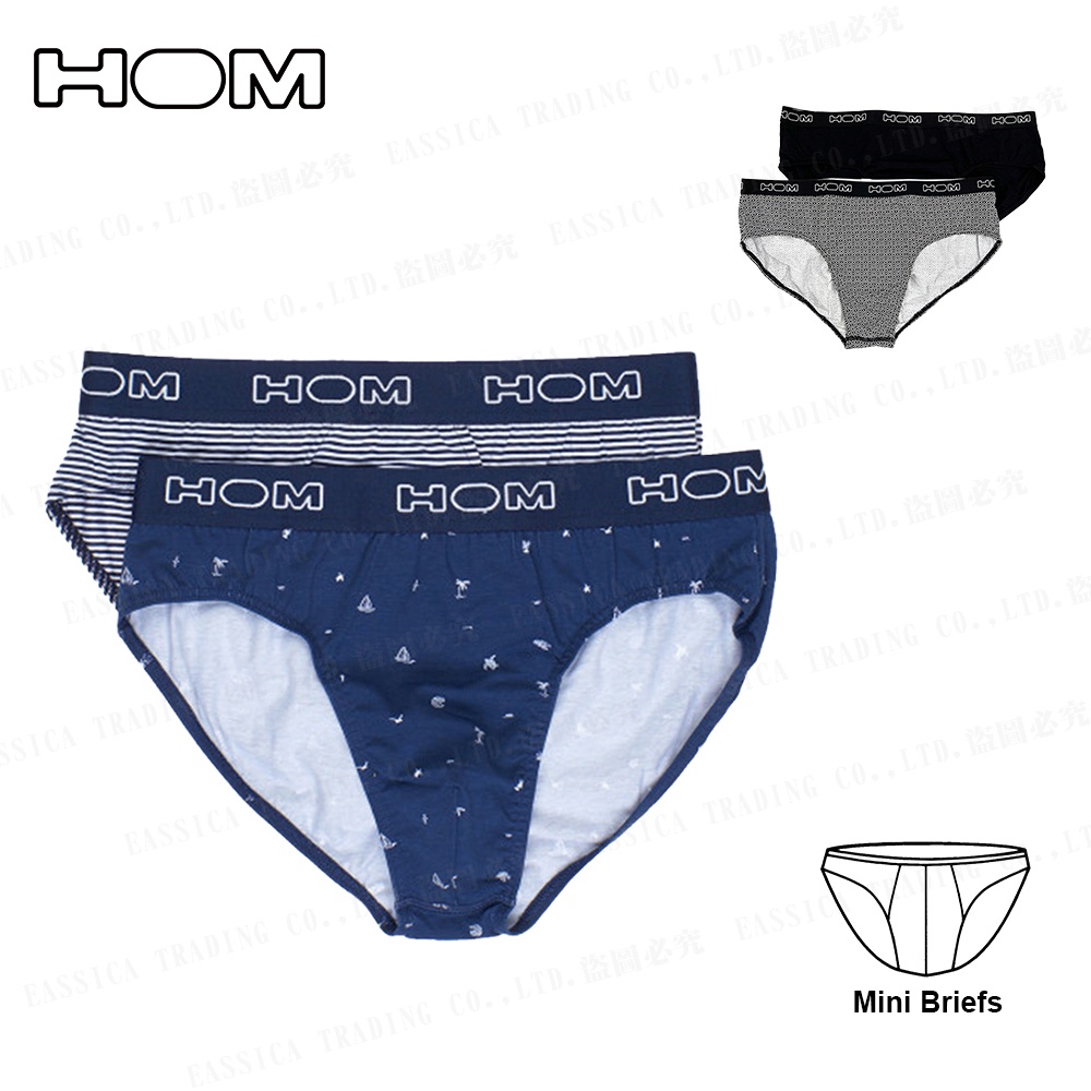 [ HOM ] 法國品牌 Mini Briefs 男三角褲 2入組 內褲 百貨專櫃 | 蝦皮購物