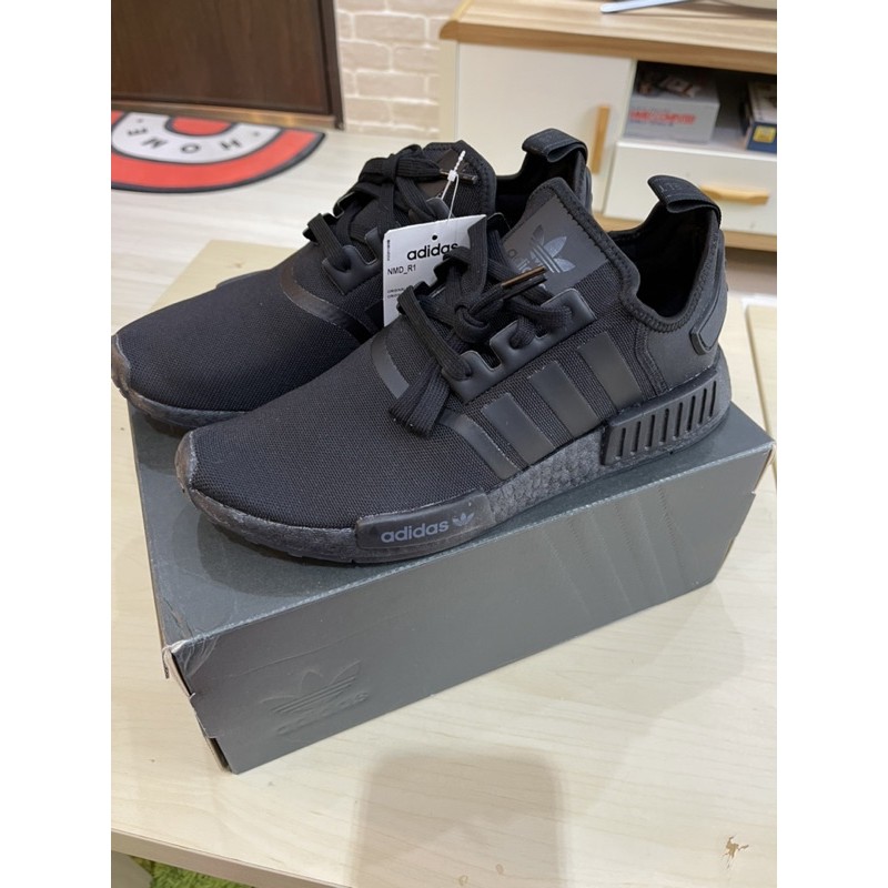 ADIDAS NMD R1 TRIPLE BLACK FV9015 US9 | 蝦皮購物