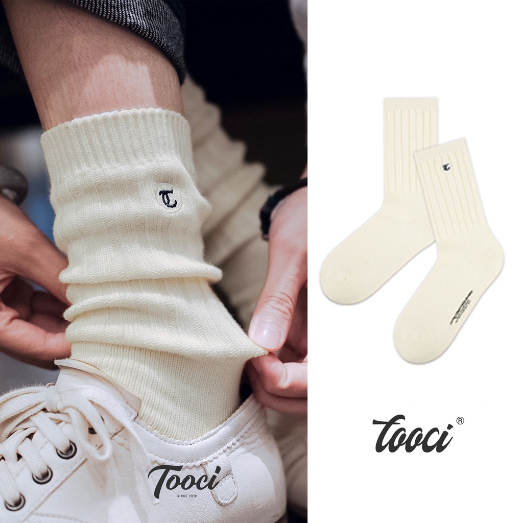 日系坑紋堆堆襪 任選四送一【與眾不同設計感原創襪】TOOCI原創 襪子 日式白色 設計師款 日系可愛 百搭 | 蝦皮購物