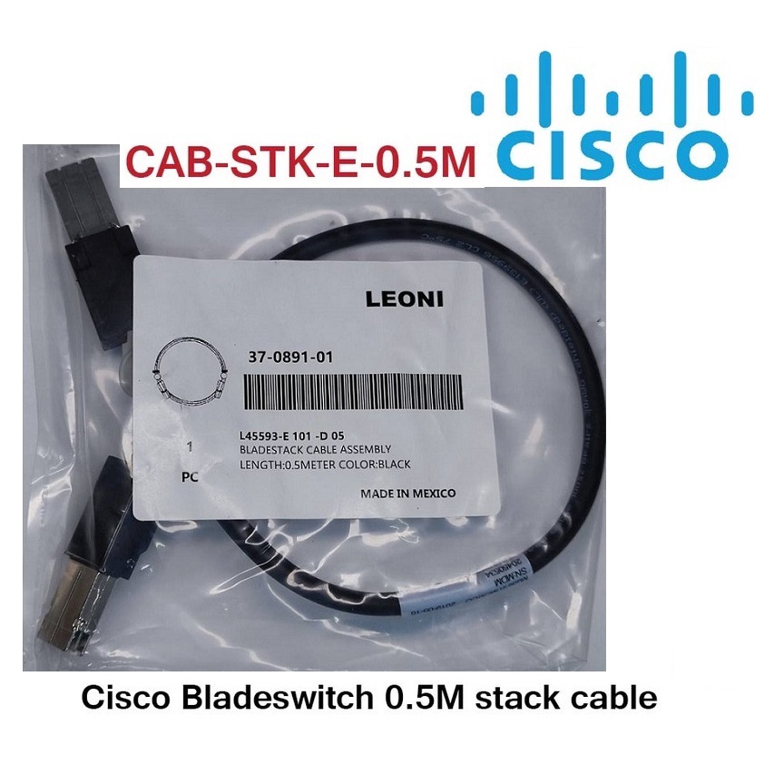 【全新現貨】Cisco CAB-STK-E-0.5M 用於 C2960S 2960X堆疊線 思科 Stack cable | 蝦皮購物