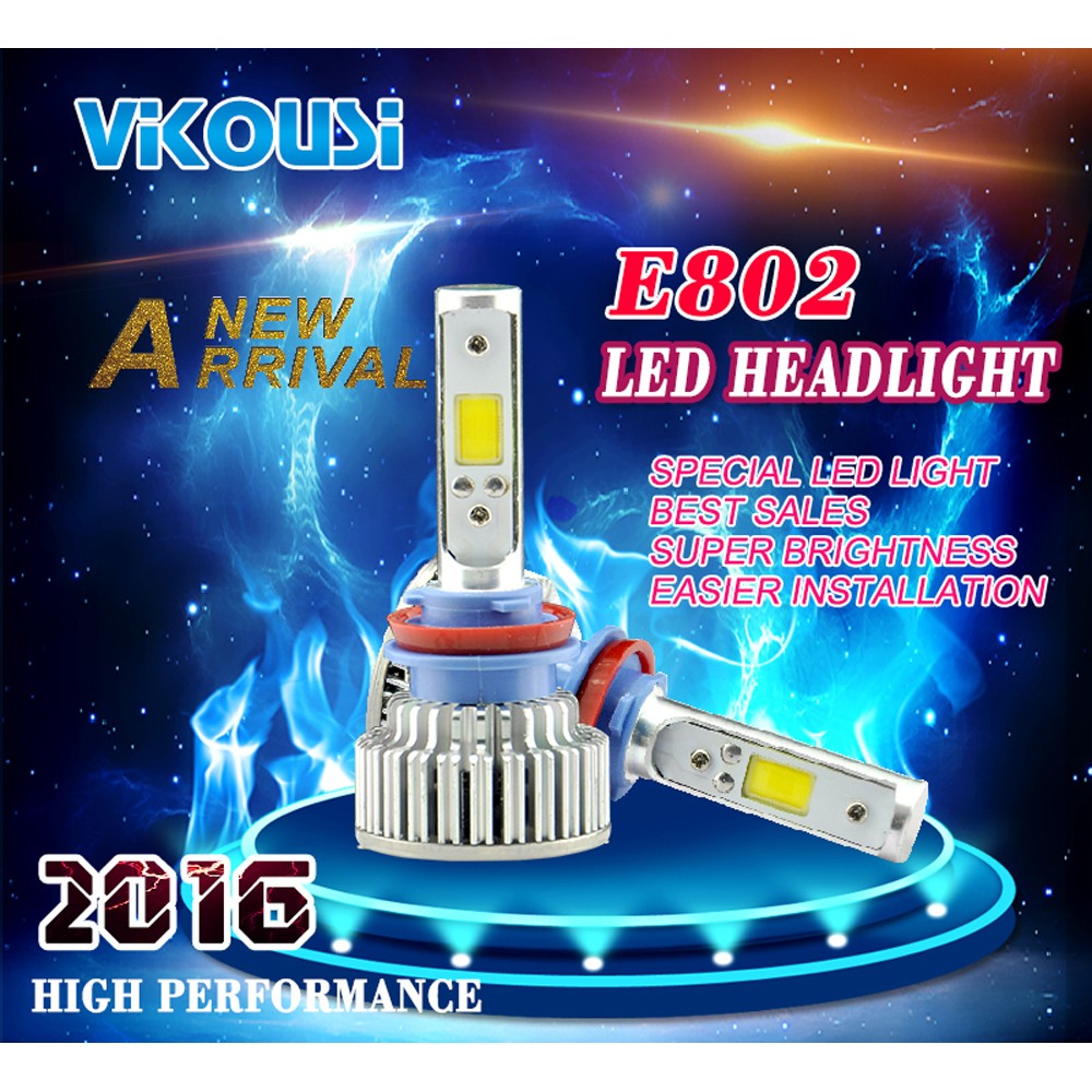 最新雙面 CREE COB LED大燈泡 霧燈 CREE COB E802 | 蝦皮購物