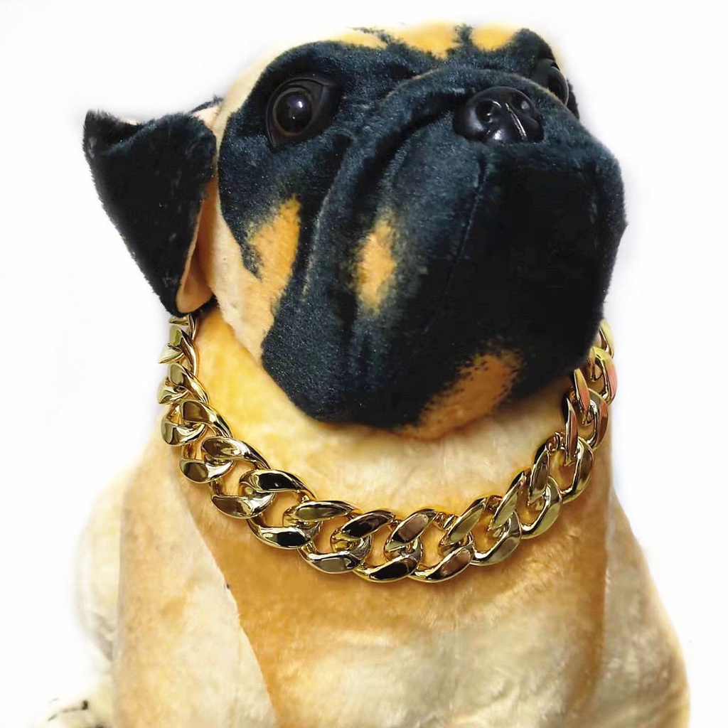 【滿799免運】超大寵物項圈狗狗金鏈子金毛鞦田法鬥拉佈拉多犬項鏈塑料金項鏈jioyh DKM8 | 蝦皮購物