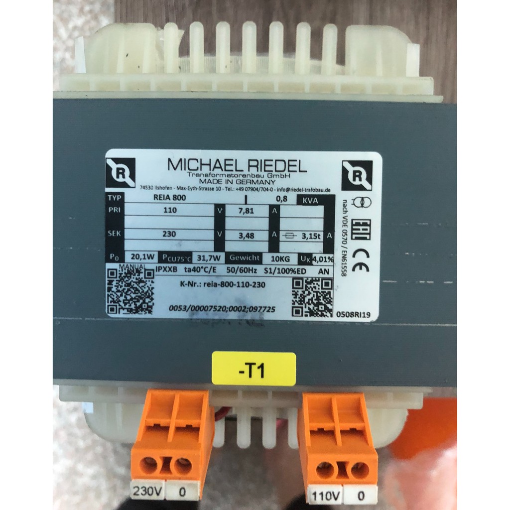 MICHAEL RIEDEL 變壓器 REIA 800 德國製 | 蝦皮購物