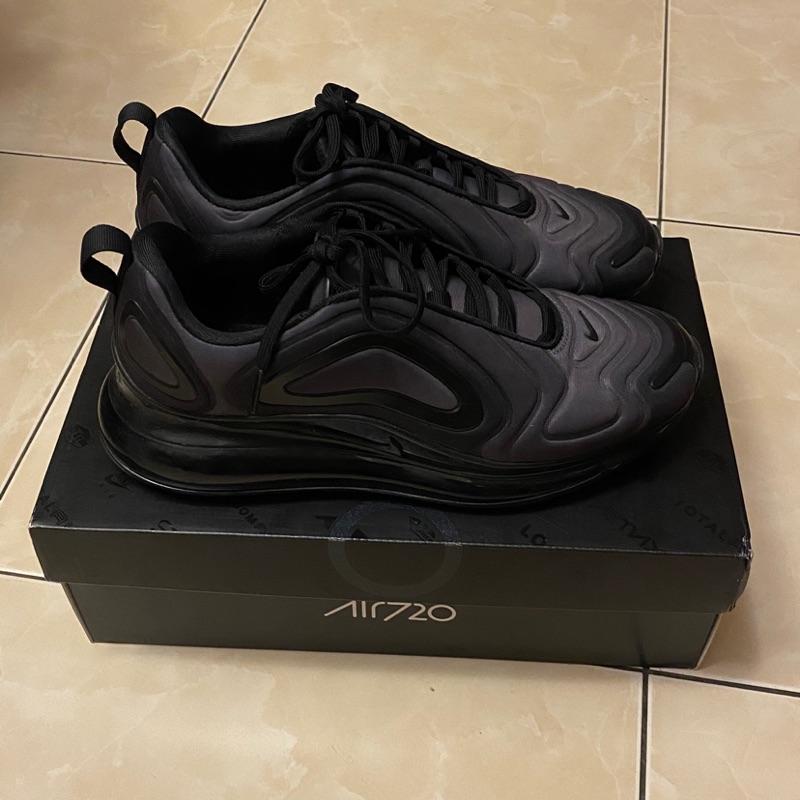 Nike air max 720 二手 黑色 us8 26cm | 蝦皮購物