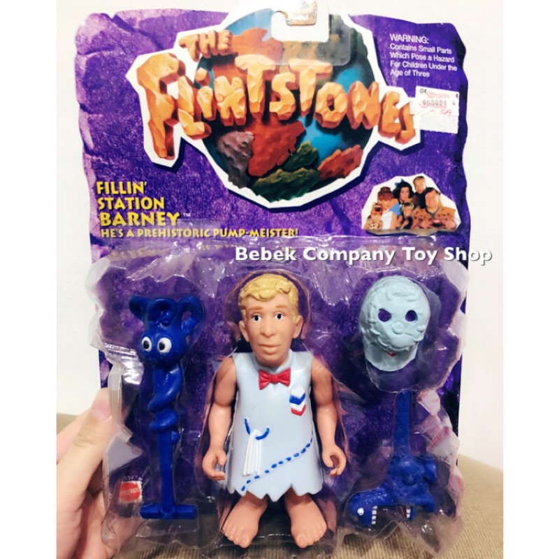 1993年 Mattel Flintstones Cartoon Network 摩登原始人 古董玩具 公仔 全新吊卡 | 蝦皮購物
