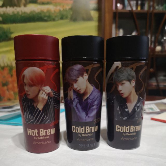 [在台現貨] BTS COLD BREW BY BABINSKI 咖啡 空瓶 SPECIAL PACKAGE | 蝦皮購物