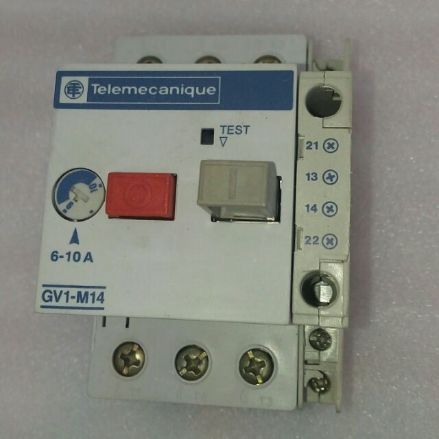 🌞二手現貨保固SCHNEIDER斷路器TELEMECANIQUE GV1-M14 3極6-10A補助接點GV1-A01 | 蝦皮購物