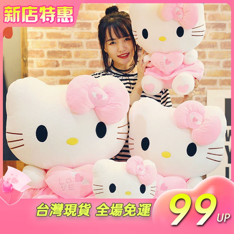 🔥【TikTok爆款】日韓風 ins風 女生最愛 生日禮物 Hellokitty 公仔 毛絨玩具 凱蒂貓 玩偶 娃娃 | 蝦皮購物