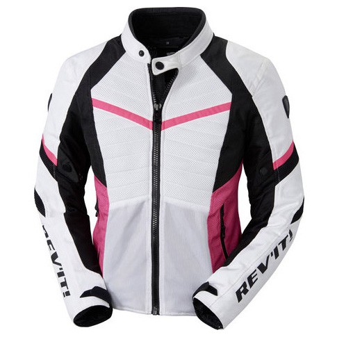 【德國Louis】REVIT女用摩托車防摔衣 白粉紅配色透氣網眼通風涼快重型機車騎士夏季夏天女生重機重車外套212381 | 蝦皮購物
