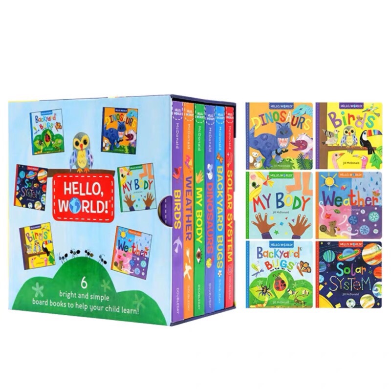 現貨+預購- 6冊紙板書 英文原版繪本 Hello, World！你好，世界！自然科普篇 | 蝦皮購物