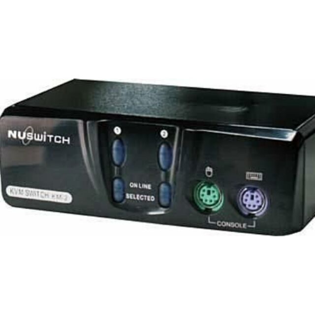 五角NUSWITCH 2port PS2 KVM KM-2 分配器 電腦切換器 轉換器 | 蝦皮購物