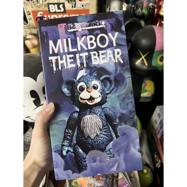 BLS • 拆檢未擺 MILK BOY BE@RBRICK 400% IT BEAR 庫柏力克熊BEARBRICK | 蝦皮購物