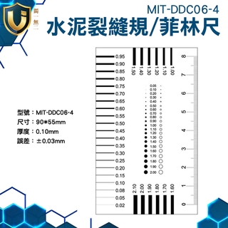 《獨一無2》MIT-DDC06-4 品檢卡 線規 透明尺規 尺規卡 刮痕檢測 菲林尺 | 蝦皮購物
