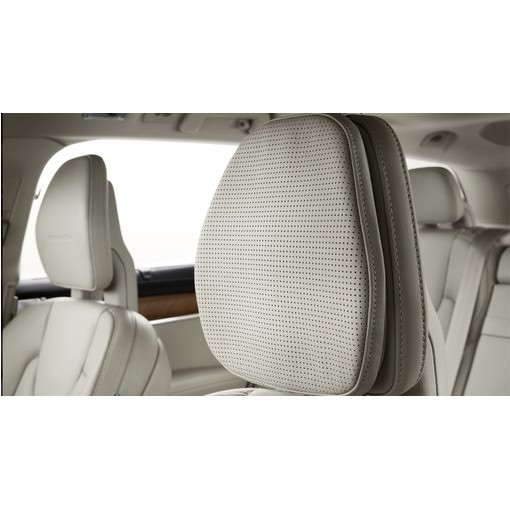 【Jacob】VOLVO 新款 頭枕 頸枕 頭靠 記憶海綿 原廠 皮革 羊毛 原裝進口 | 蝦皮購物