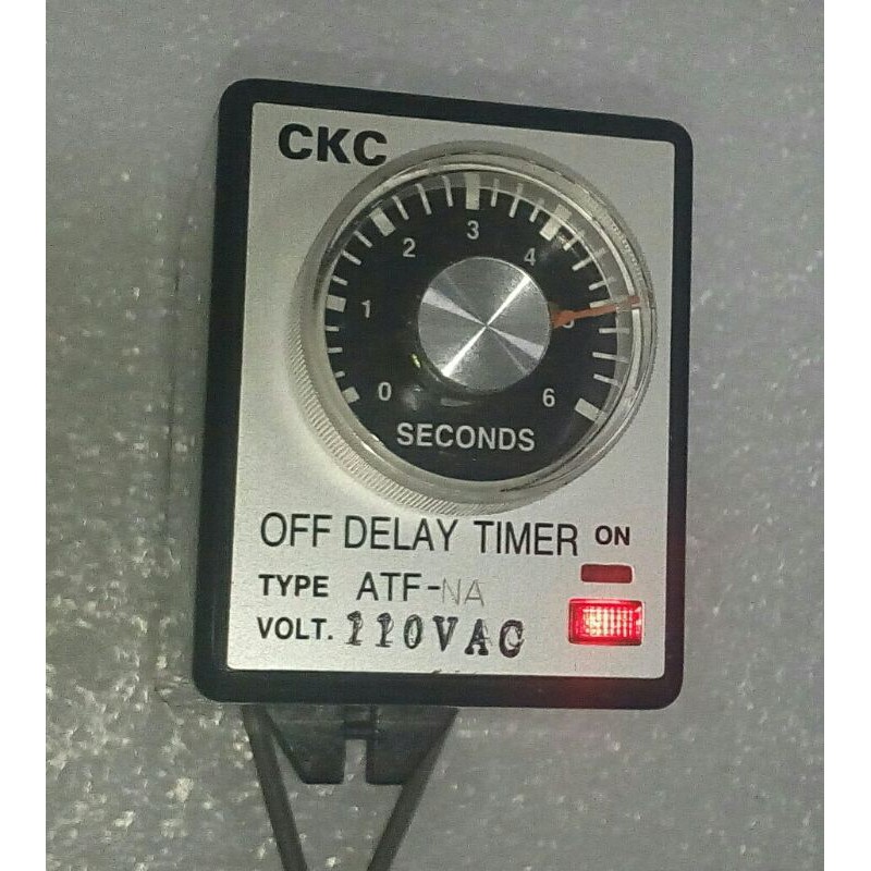 🌞二手現貨保固CKC繼電器ATF-NA露出型 6秒 AC110V 時間電驛OFF DELAY TIMER斷電延遲計時器 | 蝦皮購物