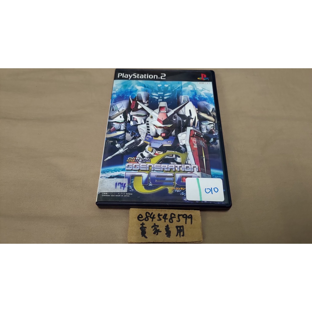 PS2 SD鋼彈 G 世代 NEO 純日版 日文版 SD Gundam G Generation SDガンダム #174 | 蝦皮購物