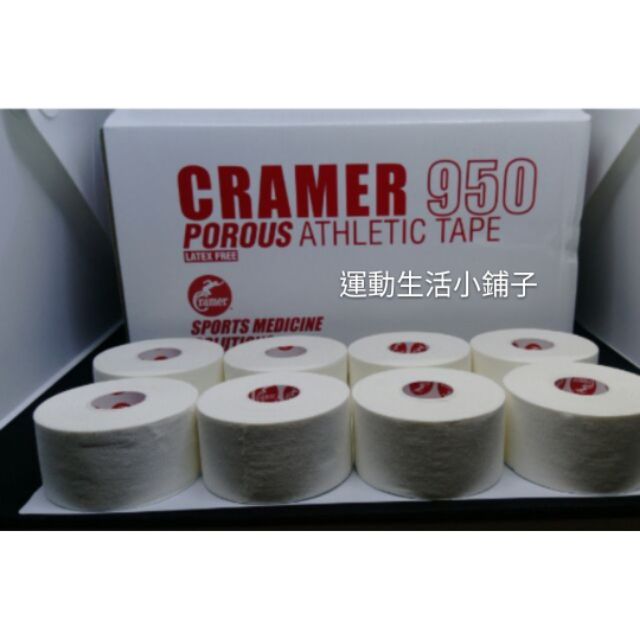 CRAMER牌 克拉瑪950高透氣運動貼布 1.5吋白貼，93元/捲 | 蝦皮購物