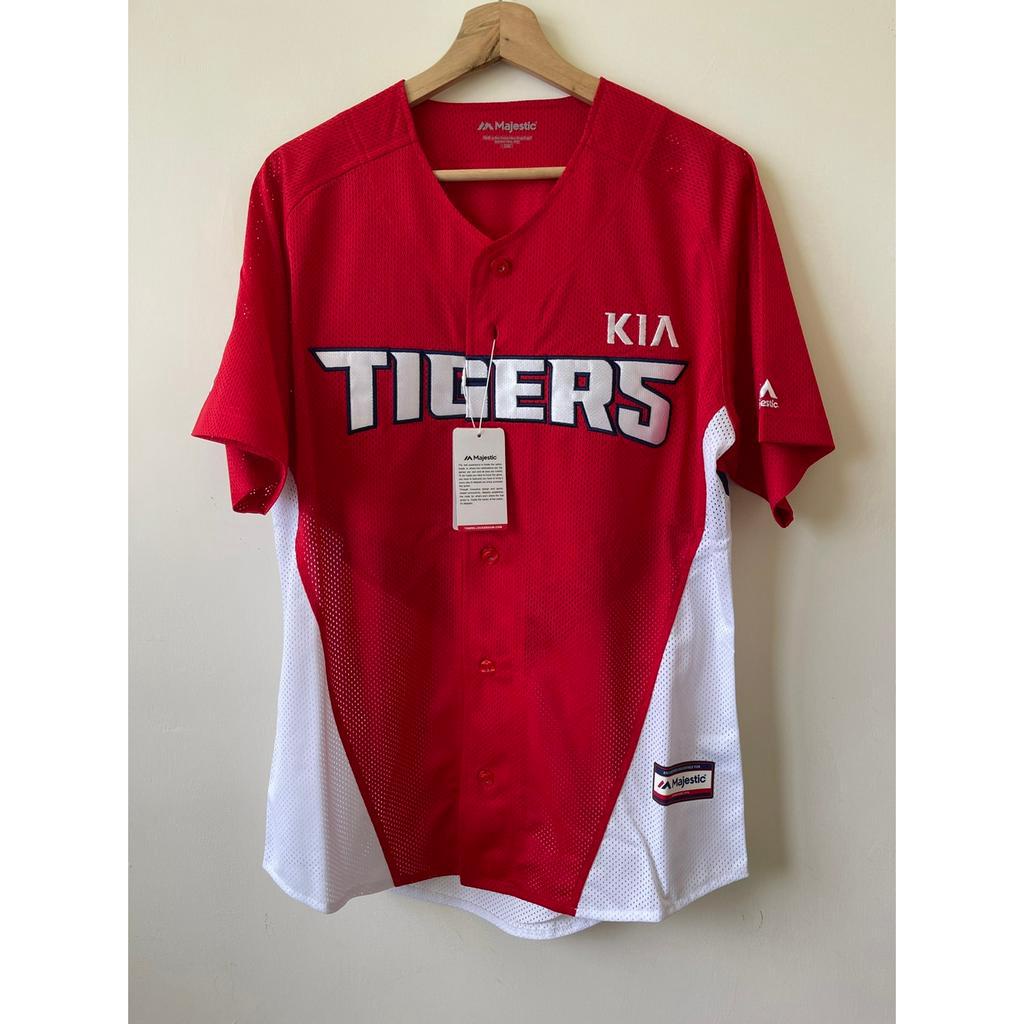 KBO 韓職 起亞虎 Kia Tigers 球迷版 球衣 MAJESTIC | 蝦皮購物