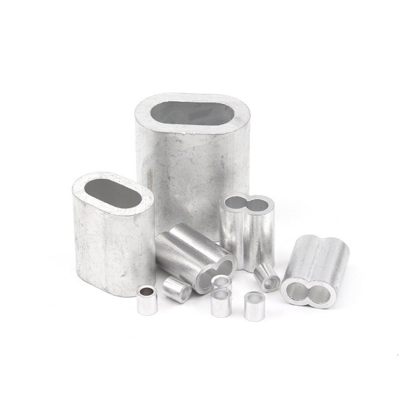 現貨【susumy】圓形 八字型 橢圓型 5-6mm 中尺寸 鋼索 鋼絲繩鋁套 鋁束 鋁接頭 鋁合金 束頭 | 蝦皮購物