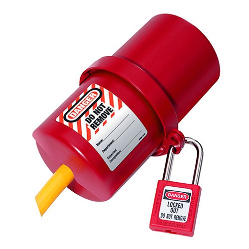 【原艾國際】瑪斯特Master Lock-488旋轉包覆式插頭鎖具(大)*適用220V-550V插頭 工業用鎖 | 蝦皮購物