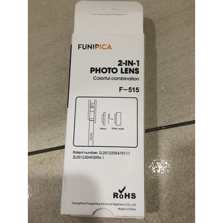 FUNPICA 2IN1 Photo Lens 廣角魚眼 現貨 黑色 | 蝦皮購物