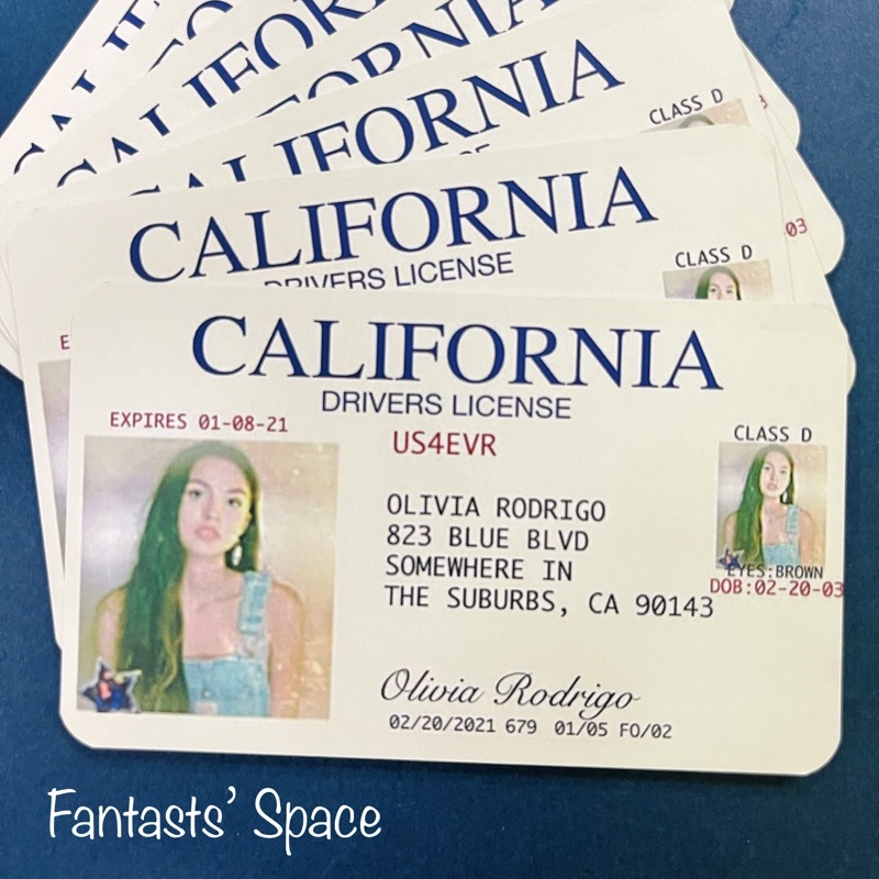 F•L🚀(現貨) Olivia Rodrigo 單曲 Drivers License 雙面 小卡 SOUR 專輯 | 蝦皮購物