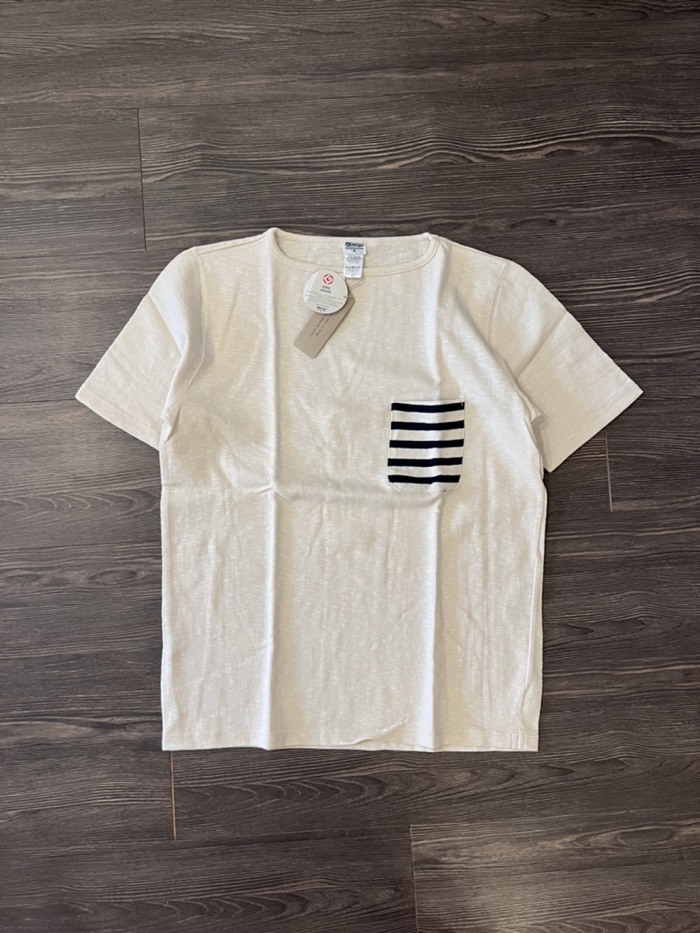 【TIEASY】2016年度GOOD DESIGN大賞日本製T恤，附橫間口袋圓領T恤，男女可穿 | 蝦皮購物