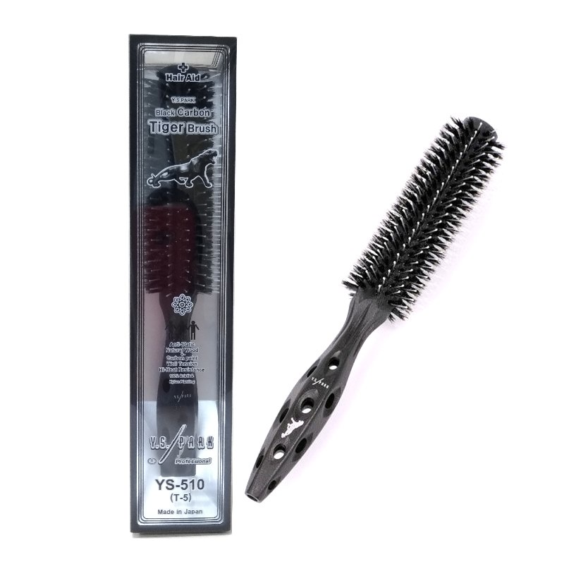 日本YS.PARK YS-510 (T-5) 酷黑抗靜電圓梳 355677 | 蝦皮購物