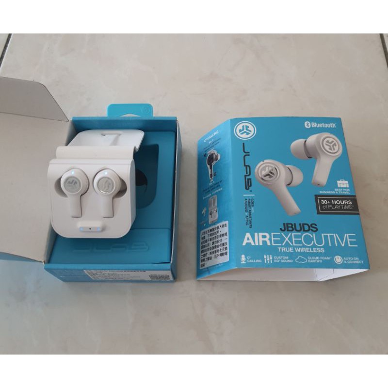JLab JBuds Air Executive 真無線藍牙耳機 白色 | 蝦皮購物