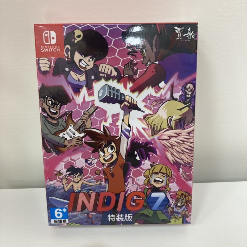 現貨【電玩企劃館】NS Switch 靛藍色 7 INDIGO 7 INDIG 7 限定版 中文版 | 蝦皮購物