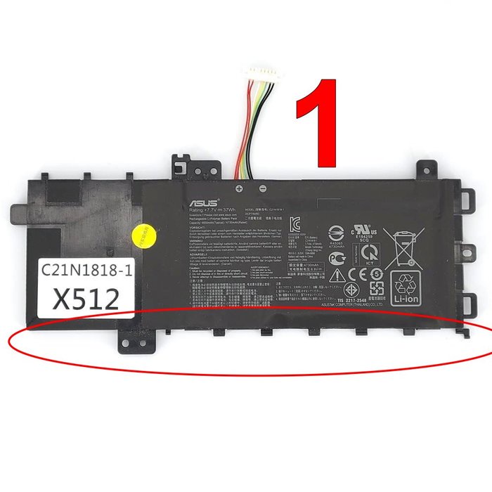 ASUS C21N1818 原廠電池 C21N1818-1 C21N1818-2 X412 X512 X712 X515 | 蝦皮購物