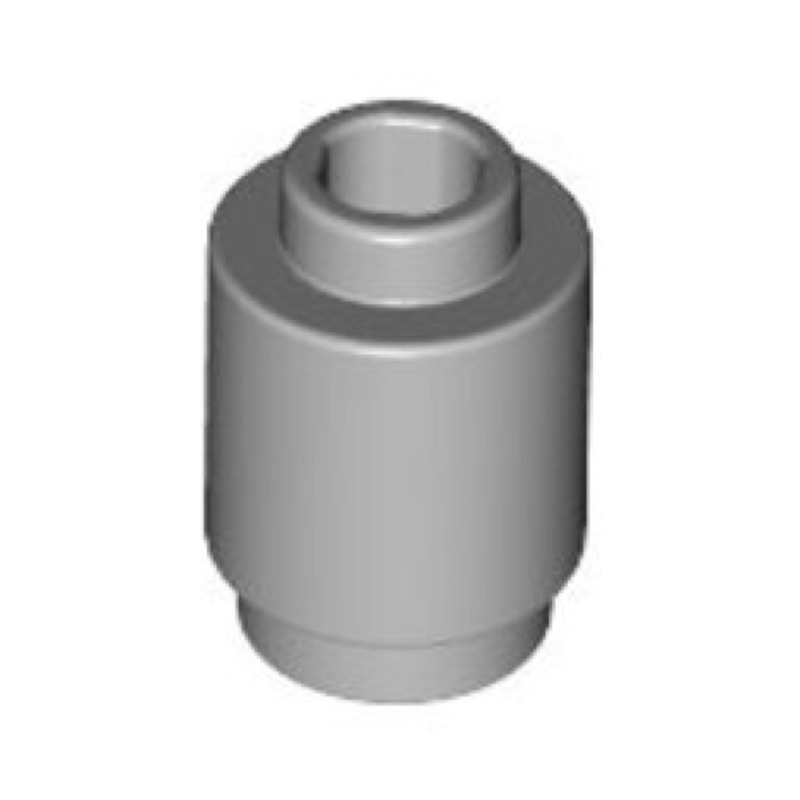 LEGO 4211412 3062 淺灰色 1X1 圓柱 圓磚 | 蝦皮購物