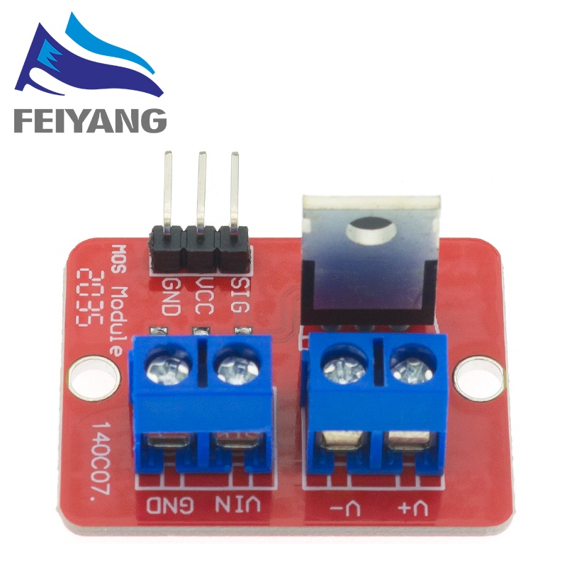 用於 Arduino MCU ARM Raspberry pi 的 0-24V 頂部 Mosfet 按鈕 IRF520 | 蝦皮購物