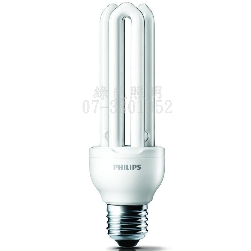 綠色照明 ☆ PHILIPS 飛利浦 ☆ 3U 燈管 120V 23W E27 白光 省電 燈泡 燈管 工業包裝 | 蝦皮購物