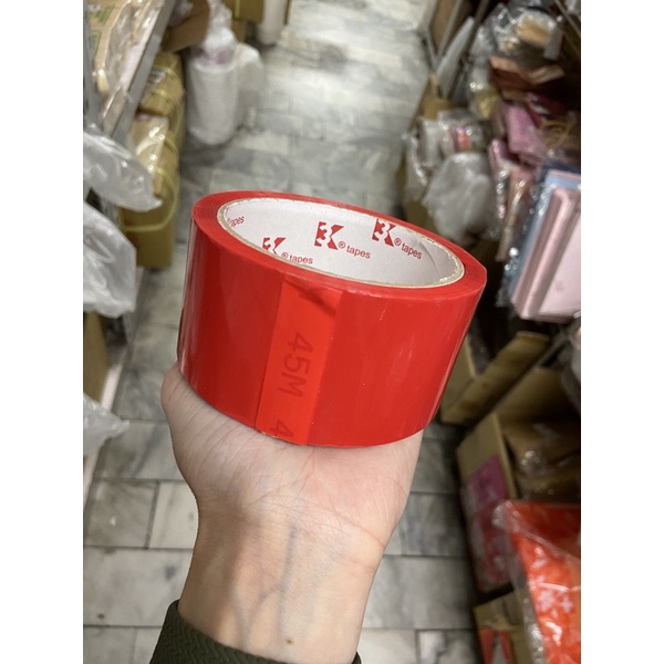 3K OPP彩色膠帶 45M 單顆 OPP膠帶 黑色膠帶 打包膠帶 紅色膠帶 橘色膠帶 | 蝦皮購物